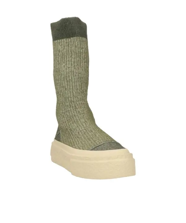 MAISON MARGIELA Solid Color Platform Boots