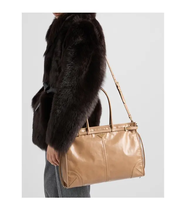 Prada Bonnie Extra-large Leather Handbag