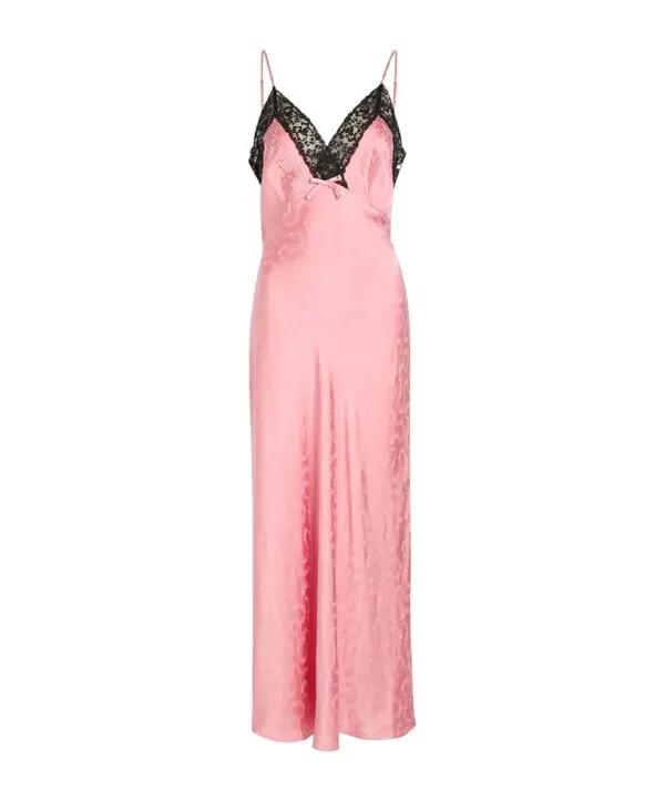 Rixo Floral Satin Camisole Dress