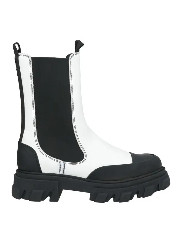 GANNI Leather Chelsea Boots