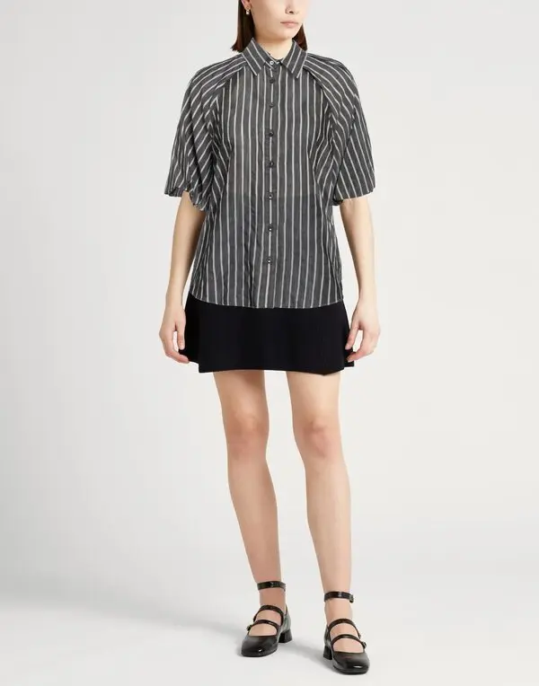 Brunello Cucinelli Striped Metallic Shirt