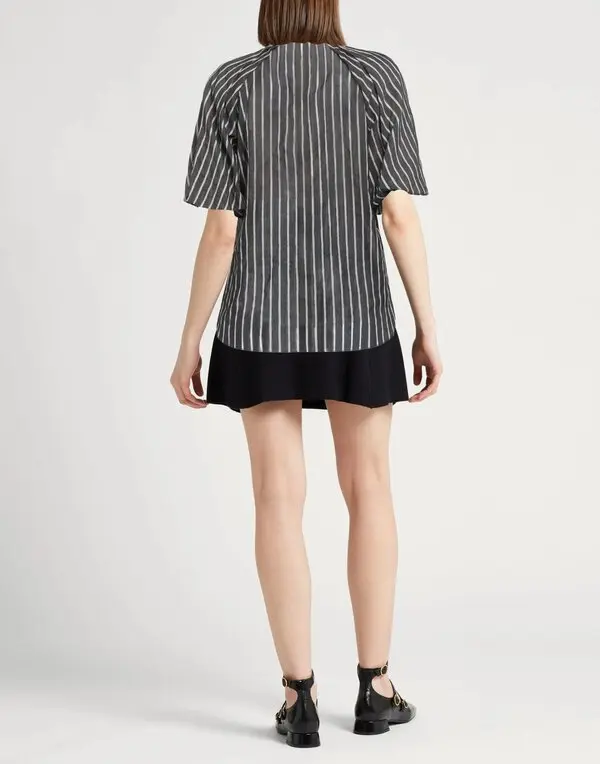 Brunello Cucinelli Striped Metallic Shirt