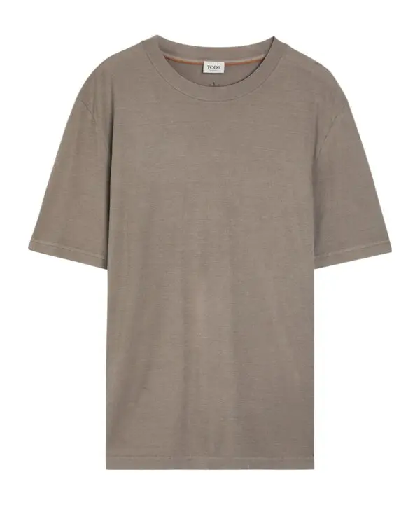 TOD'S Ribbed Cotton T-shirt