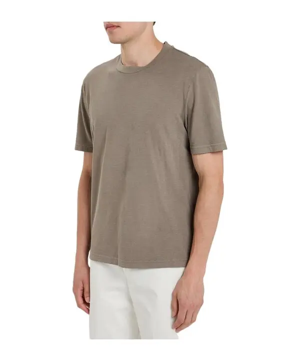 TOD'S Ribbed Cotton T-shirt