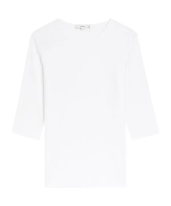 Vince Self-cultivation Round-neck Top - White