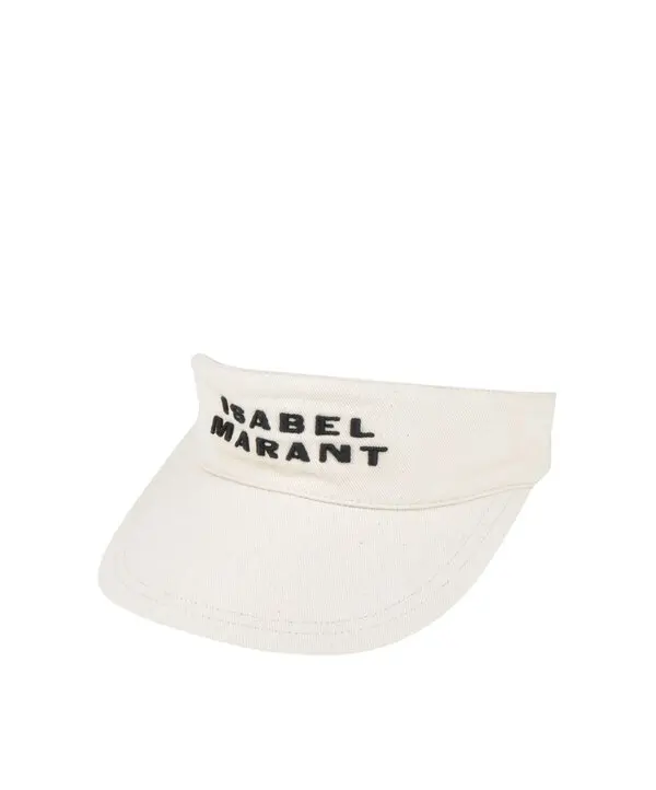 Isabel Marant Étoile Visor With Embroidered Logo - White