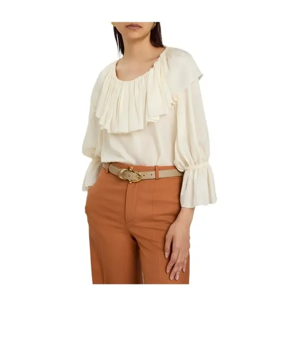 Chloé Two-tone Buckle Belt