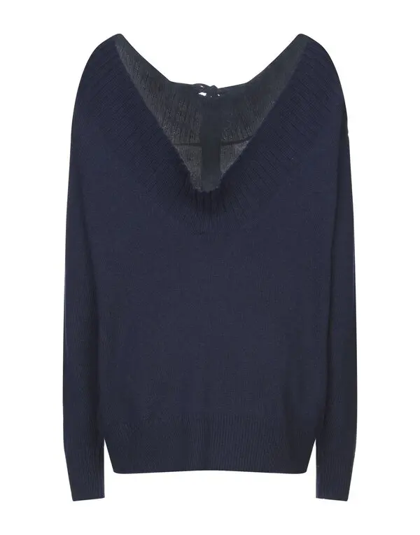 Chloé Long Sleeve Round Neck Tie Detail Sweater