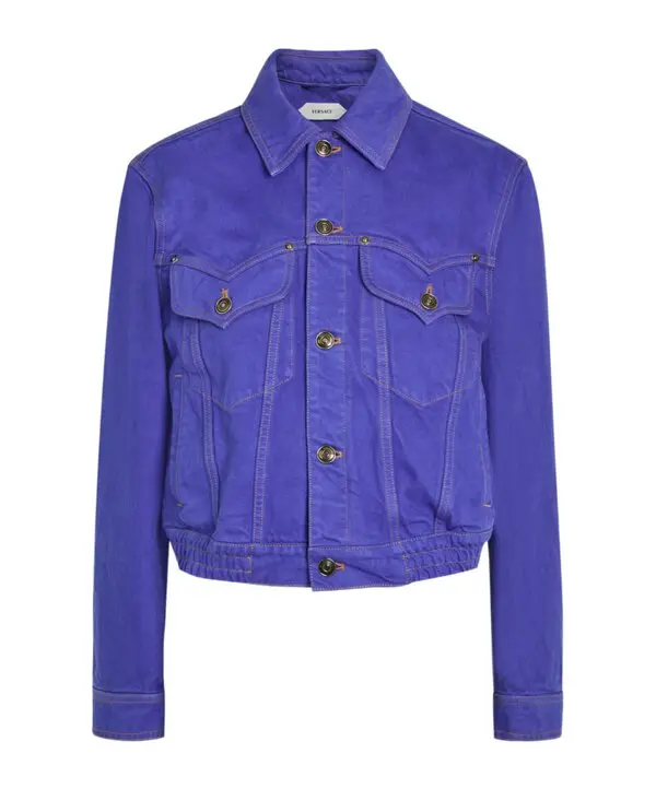 Versace Mid-rise Straight-leg Jeans - Blue