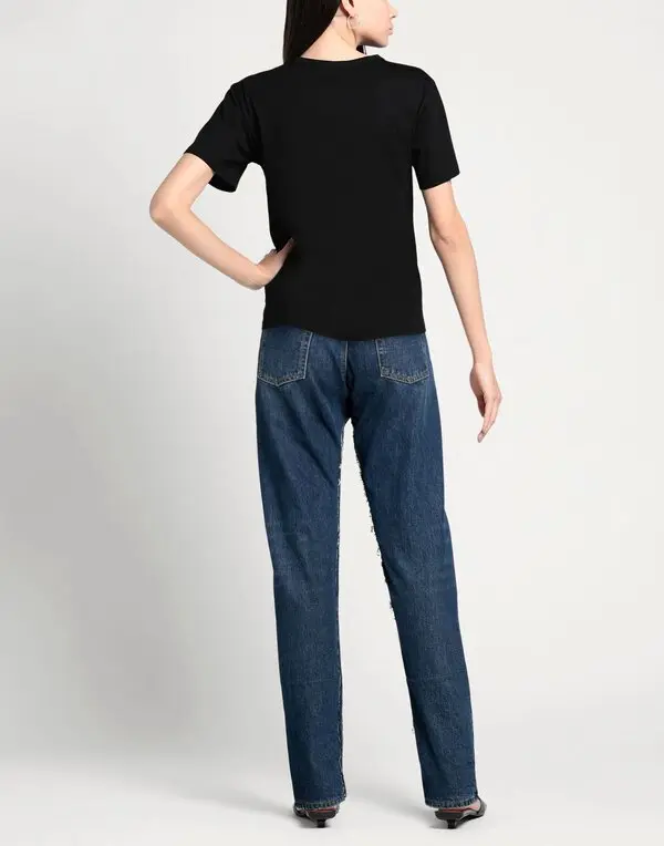 MAISON MARGIELA Dark Wash Distressed Straight-leg Jeans
