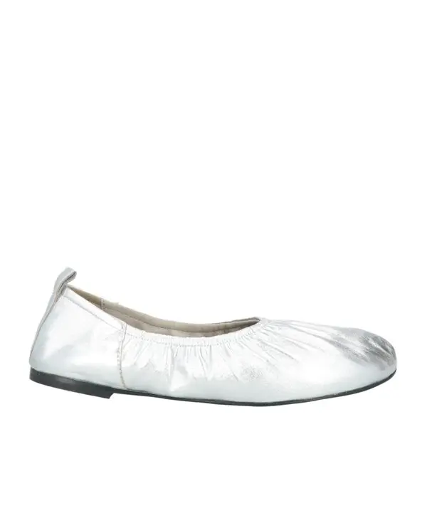 MAXCO. Metallic Leather Ballet Flats