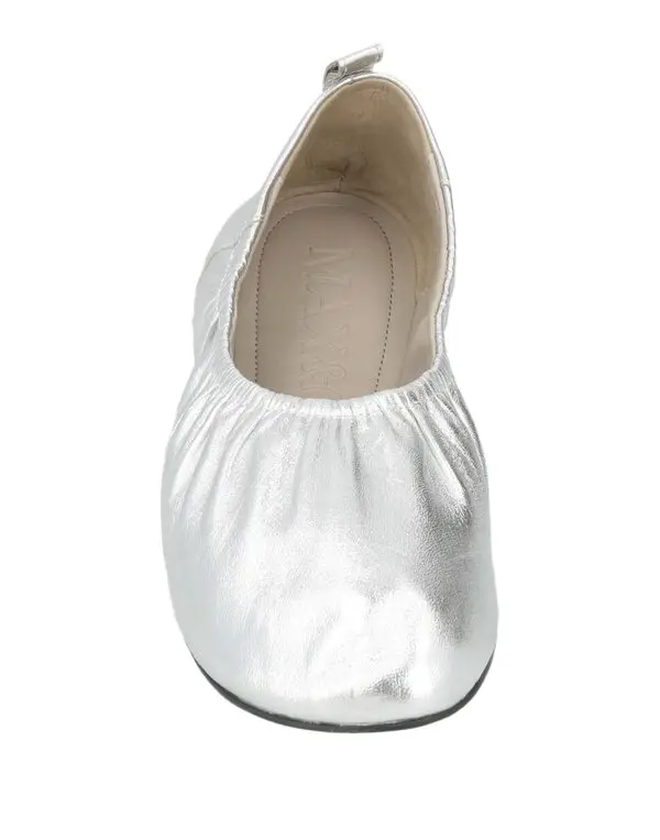 MAXCO. Metallic Leather Ballet Flats