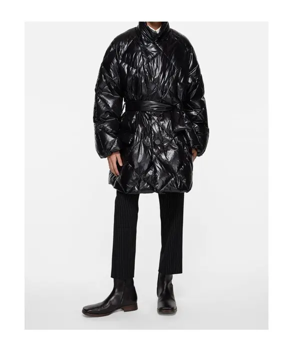 Acne Studios Quilted Belted Padded Coat