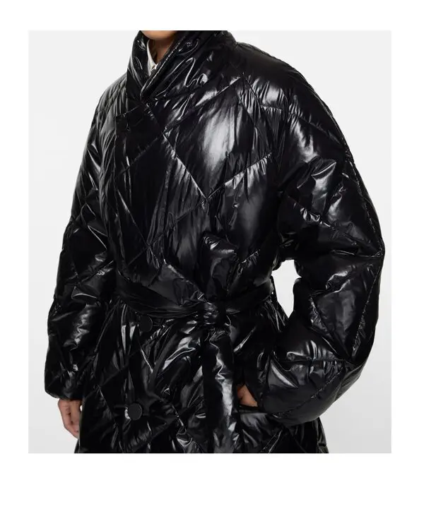 Acne Studios Quilted Belted Padded Coat