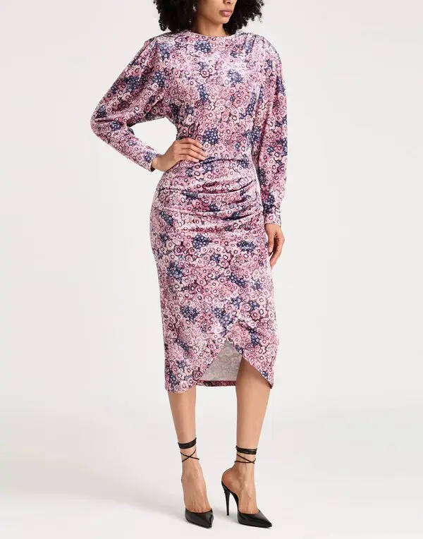 Isabel Marant Étoile Floral Print Chenille Bodycon Dress