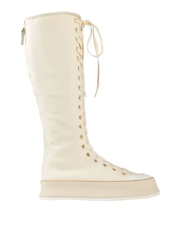 Max Mara Platform Canvas Boots