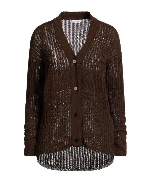 Max Mara Brown Knit Cardigan