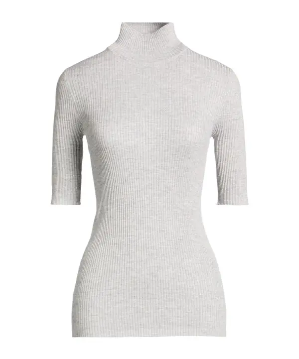 Brunello Cucinelli Solid Color Lightweight Turtleneck Knit Sweater
