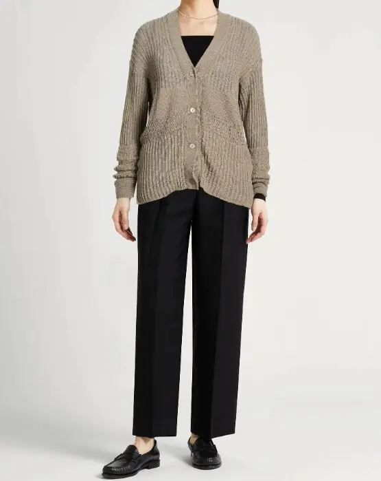 Max Mara V-neck Long Sleeve Button-up Cardigan
