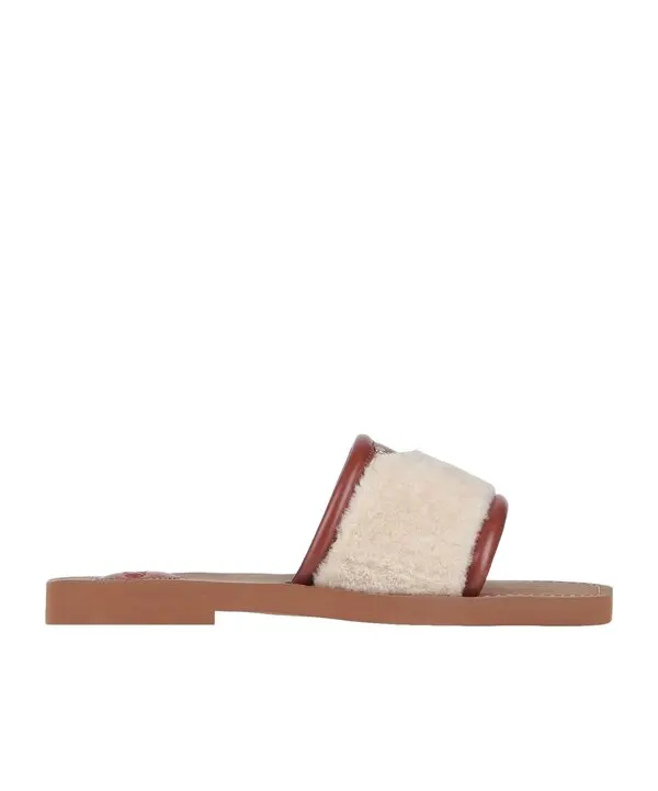 Chloé Two-tone Square Toe Sandals