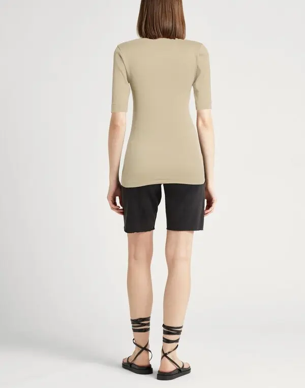 Brunello Cucinelli Solid Color V-neck Short-sleeve T-shirt