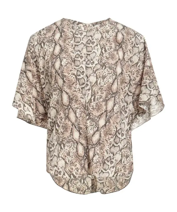 Isabel Marant Étoile Printed Short Sleeve Shirt - Nude