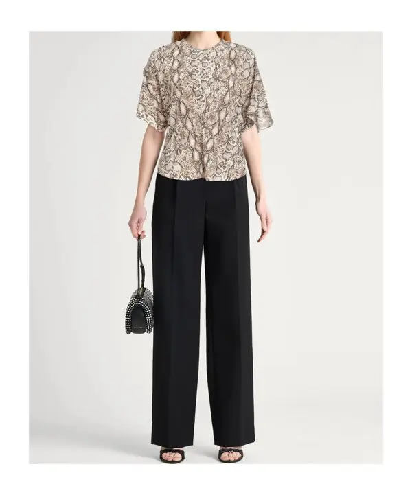 Isabel Marant Étoile Printed Short Sleeve Shirt - Nude