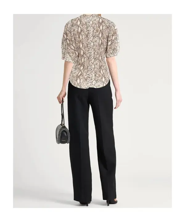 Isabel Marant Étoile Printed Short Sleeve Shirt - Nude