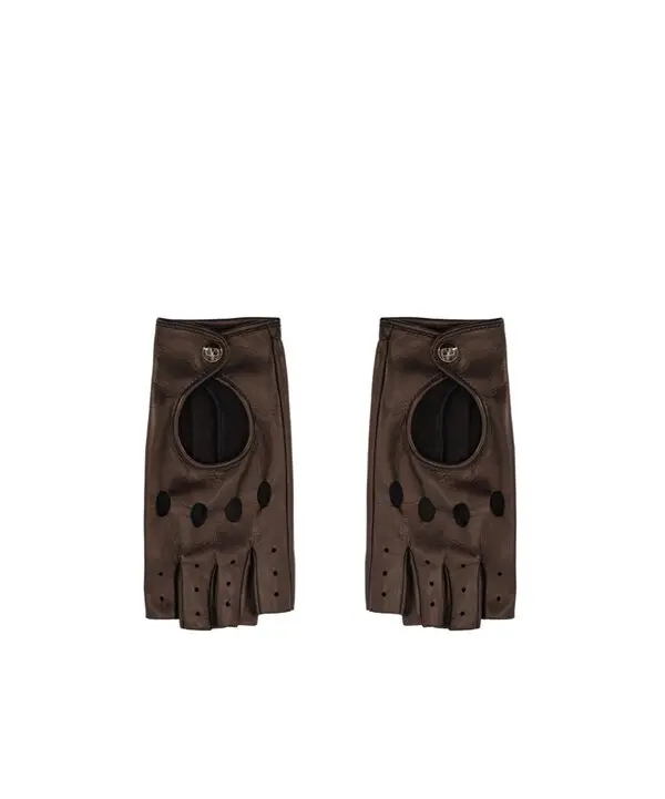 Valentino Garavani Vlogo Signature Gloves - Brown