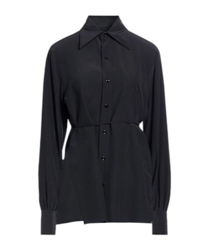 MAISON MARGIELA Solid-color Long-sleeved Shirt