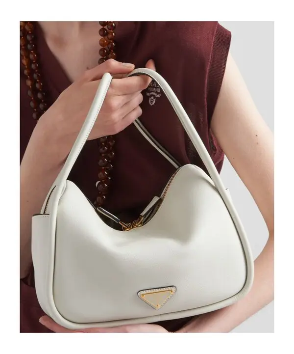 Prada Darling Leather Handbag - White