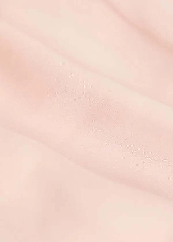 FRAME Balloon Silk Blouse - Nude