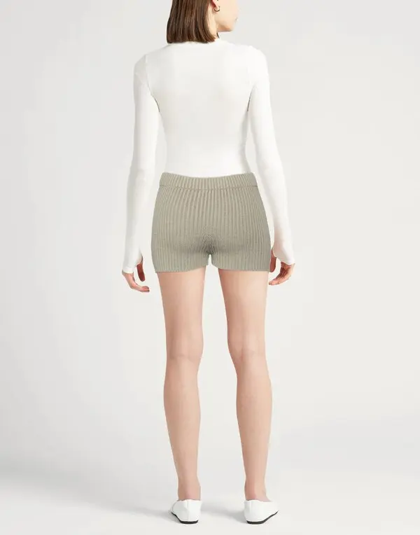 Max Mara Minimalist Solid Color Knit Shorts