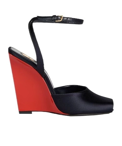 Saint Laurent Two-tone High-heeled Sandals