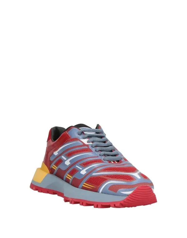 MAISON MARGIELA Color-block Leather Patchwork Sneakers