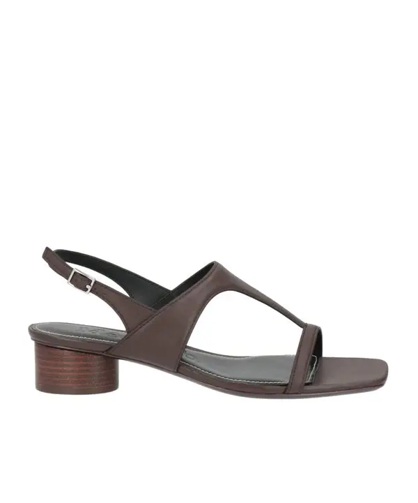MAXCO. Leather Slingback Sandals With Buckle Fastening