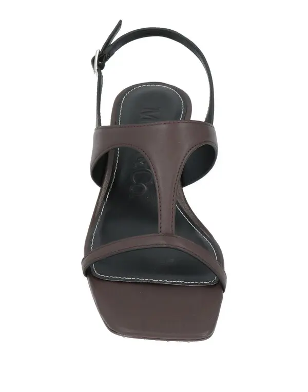 MAXCO. Leather Slingback Sandals With Buckle Fastening