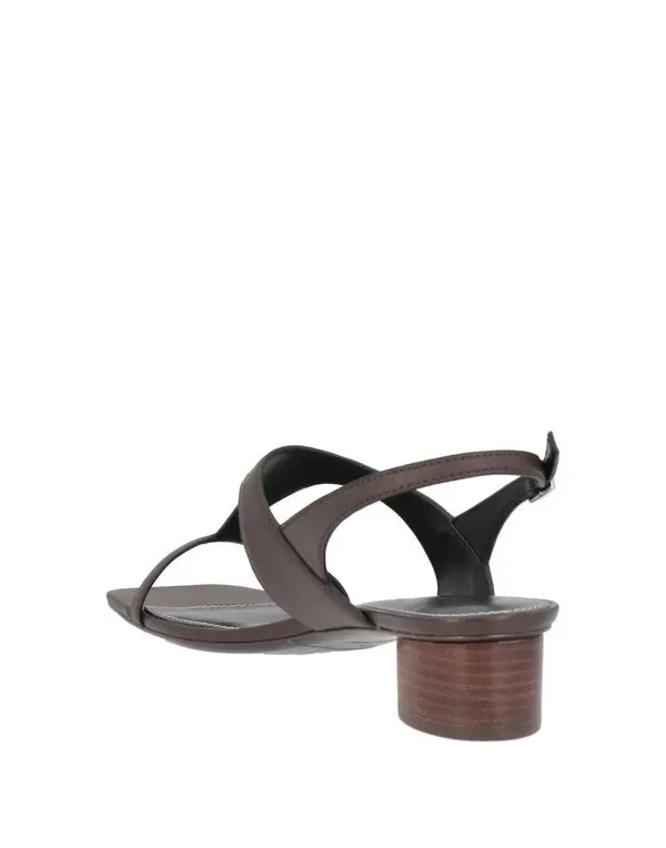 MAXCO. Leather Slingback Sandals With Buckle Fastening