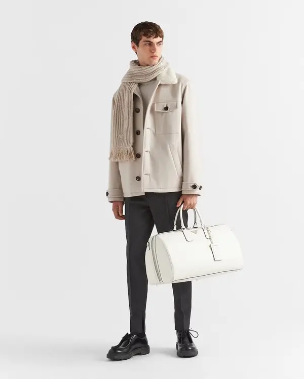 Prada Saffiano Leather Travel Bag