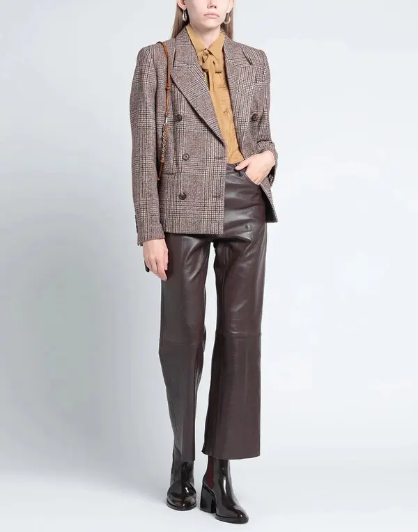 Brunello Cucinelli Double-breasted Prince Of Wales Check Blazer