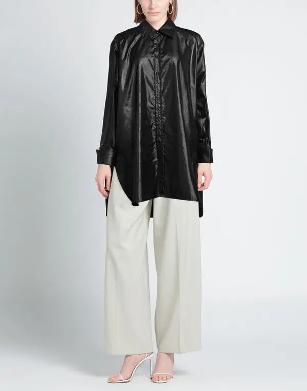MAISON MARGIELA Plain Taffeta Blouse With Classic Collar