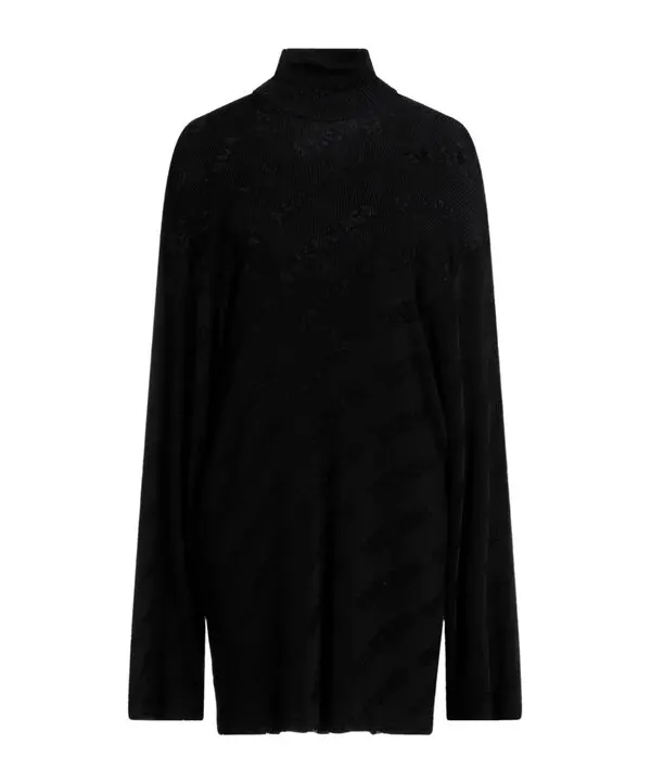 Balenciaga High Neck Long Sleeve Top