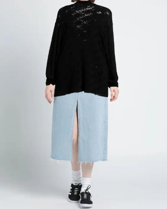 Balenciaga High Neck Long Sleeve Top