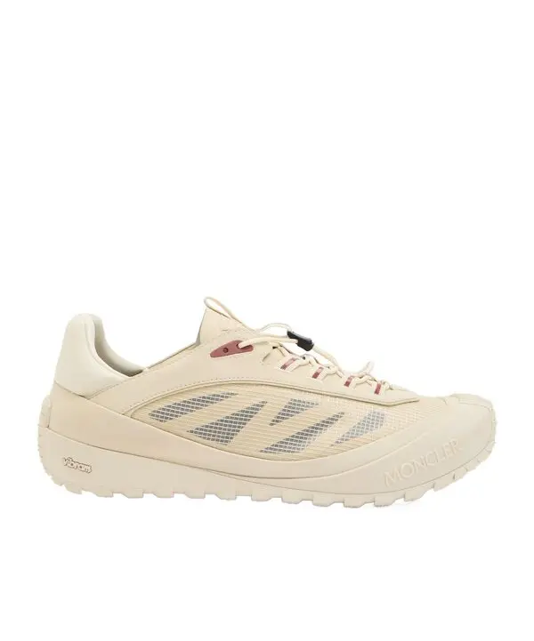 Moncler Suede And Nubuck Sneakers