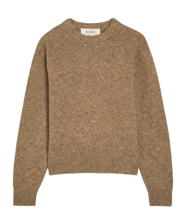 RÓHE Mouliné-knit Wool-blend Jumper