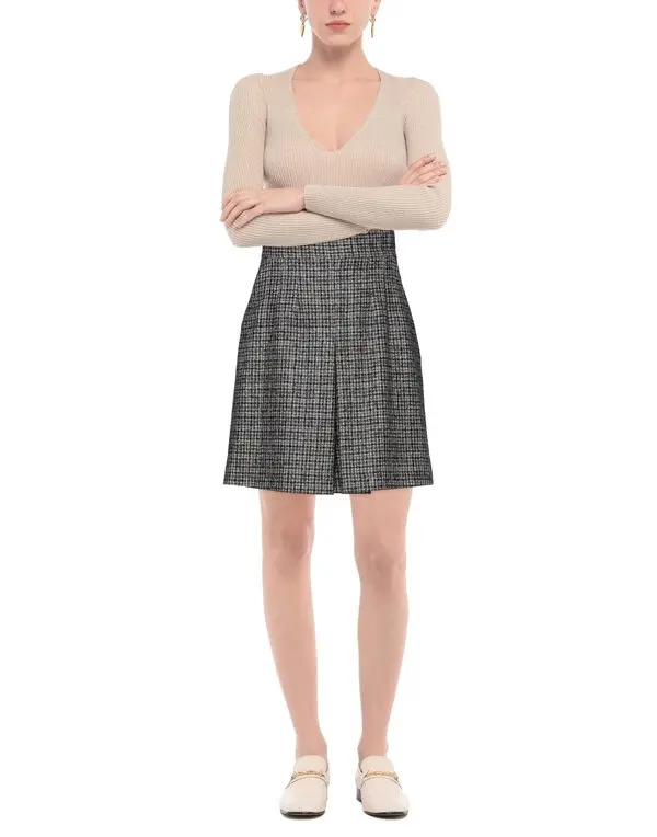 Dolce & Gabbana Pleated Flannel Skirt