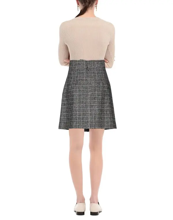 Dolce & Gabbana Pleated Flannel Skirt