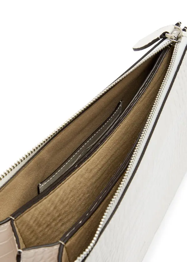 TOTEME Crocodile Pattern Clutch Bag