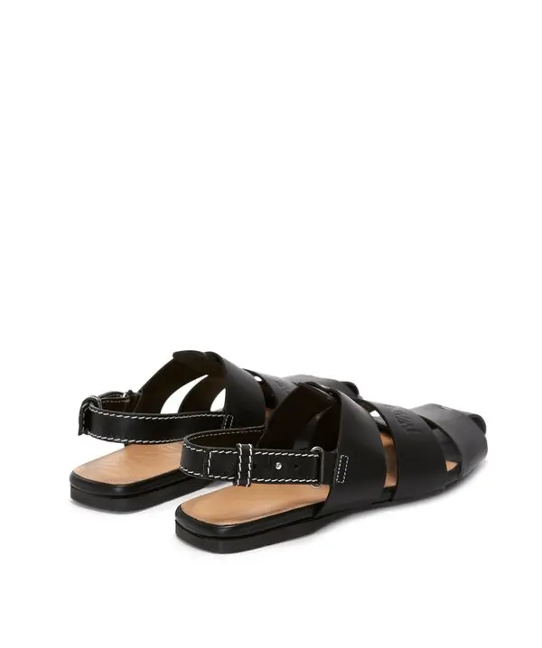 J.W.ANDERSON Logo-debossed Leather Fisherman Sandals