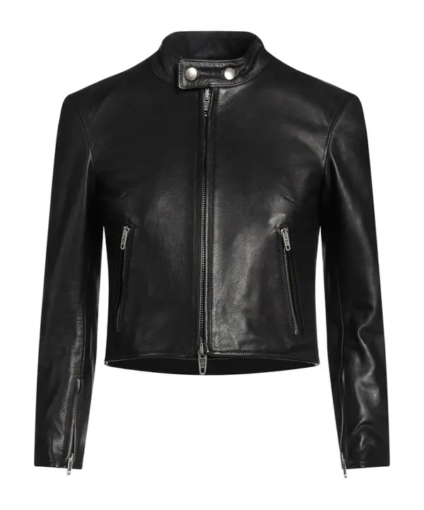 Balenciaga Leather Biker Jacket